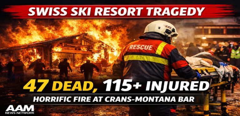 Deadly Fire at Swiss Ski Resort Bar Kills ~47, Injures 115+ on New Year ...