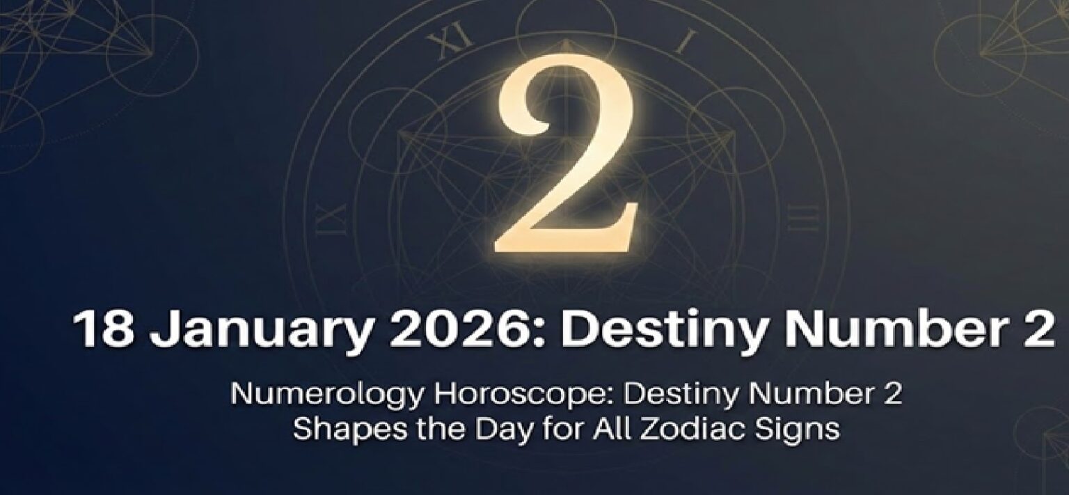 18 January 2026 Sunday Numerology Horoscope: Destiny Number 2 Shapes ...