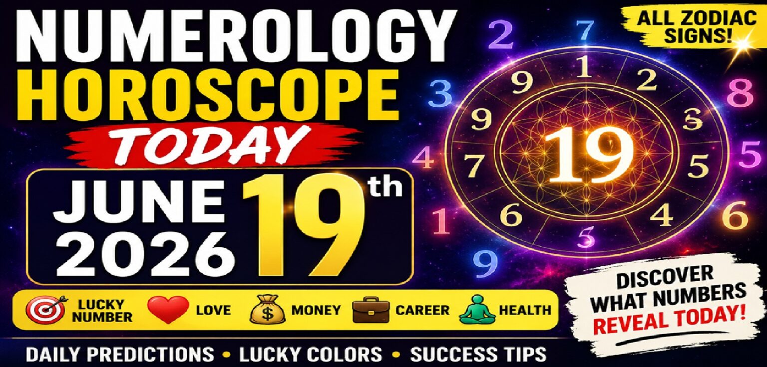 Numerology Horoscope for June 19, 2026: Financial, Career, Love, and ...